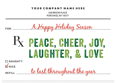 Gleaming Holiday Scrip Card | Gallery Collection