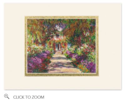 A Pathway In Monet's Garden – Business Christmas Cards | Edgebug
